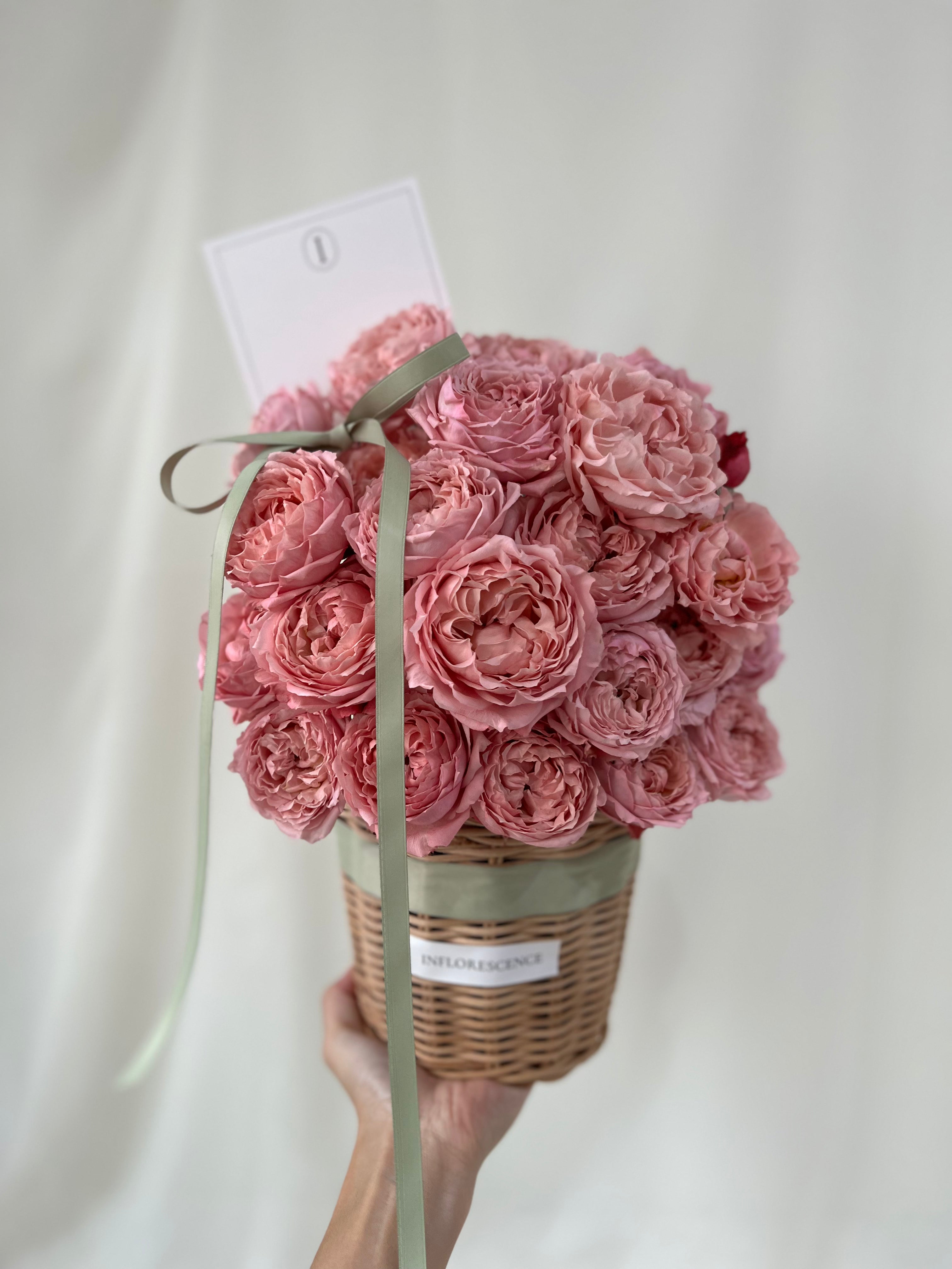 La Vie en Rose, Floral Basket – Studio Inflorescence